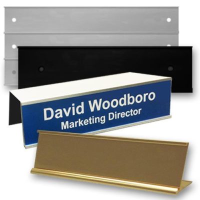Office Name Plates Engraved or Custom Printed Metal and Plastic ...