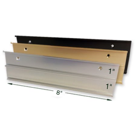 nameplate-holder-double-track-wall-mount - NapNameplates