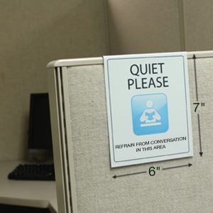 Custom Cubicle Signs 6" x 7" - NapNameplates.com