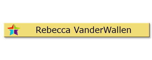 Plastic Office Name Plates Customized in Vibrant Color - NapNameplates.com