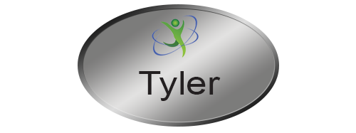 custom printed metal name badges - NapNameplates