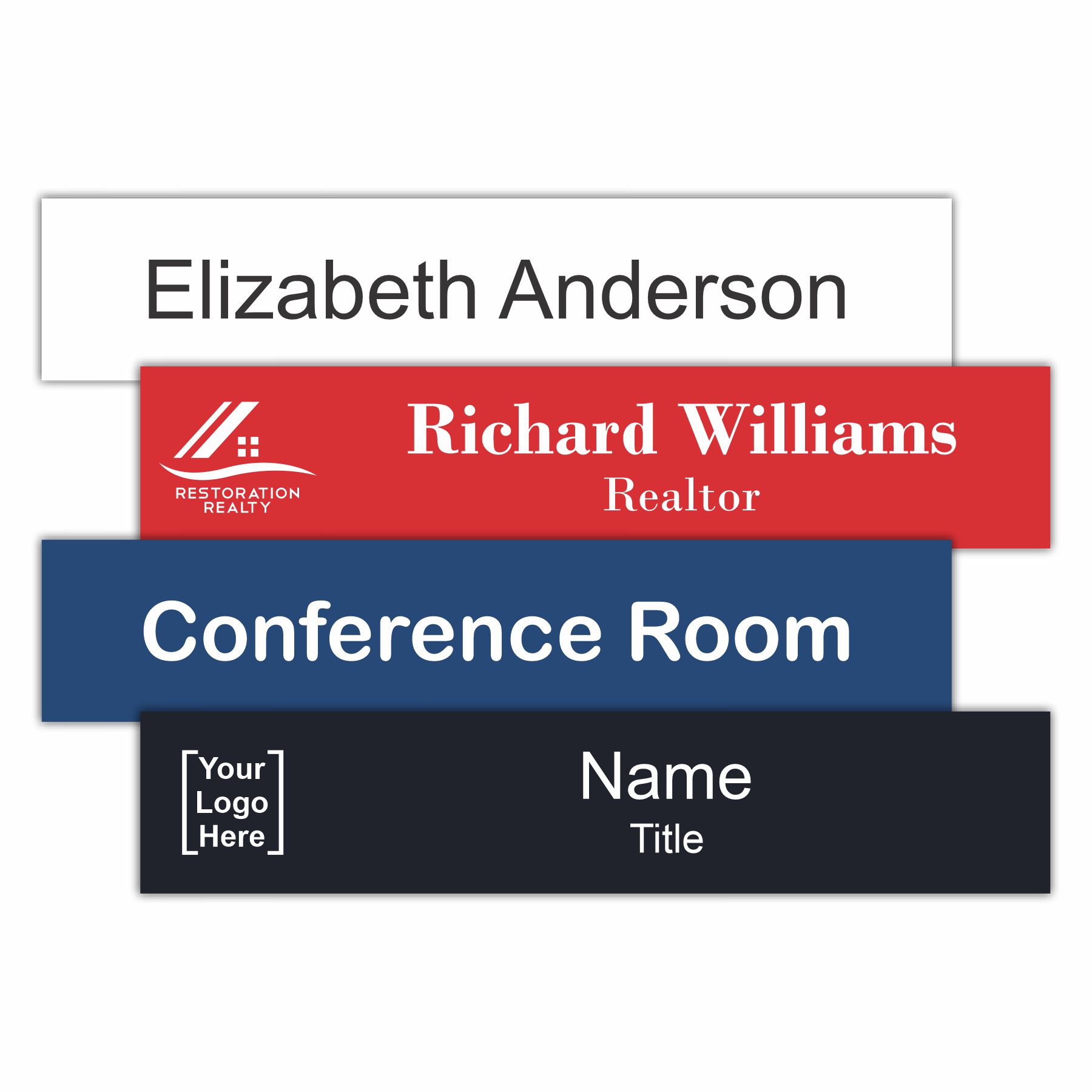 10x2 Office Name Plate Signs Engraved Plastic - Nap Nameplates 10x2 Office Name Plate Signs Engraved Plastic - Nap Nameplates