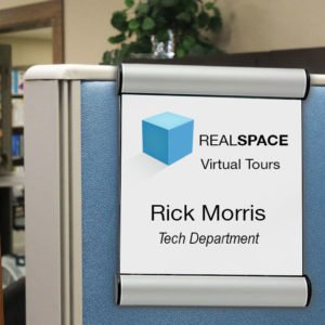 Cubicle Nameplate Holders, Over-the-Cube - Nap-Nameplates.com