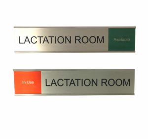 10" x 2" LACTATION ROOM Signs and Nameplates for Doors & Walls ...