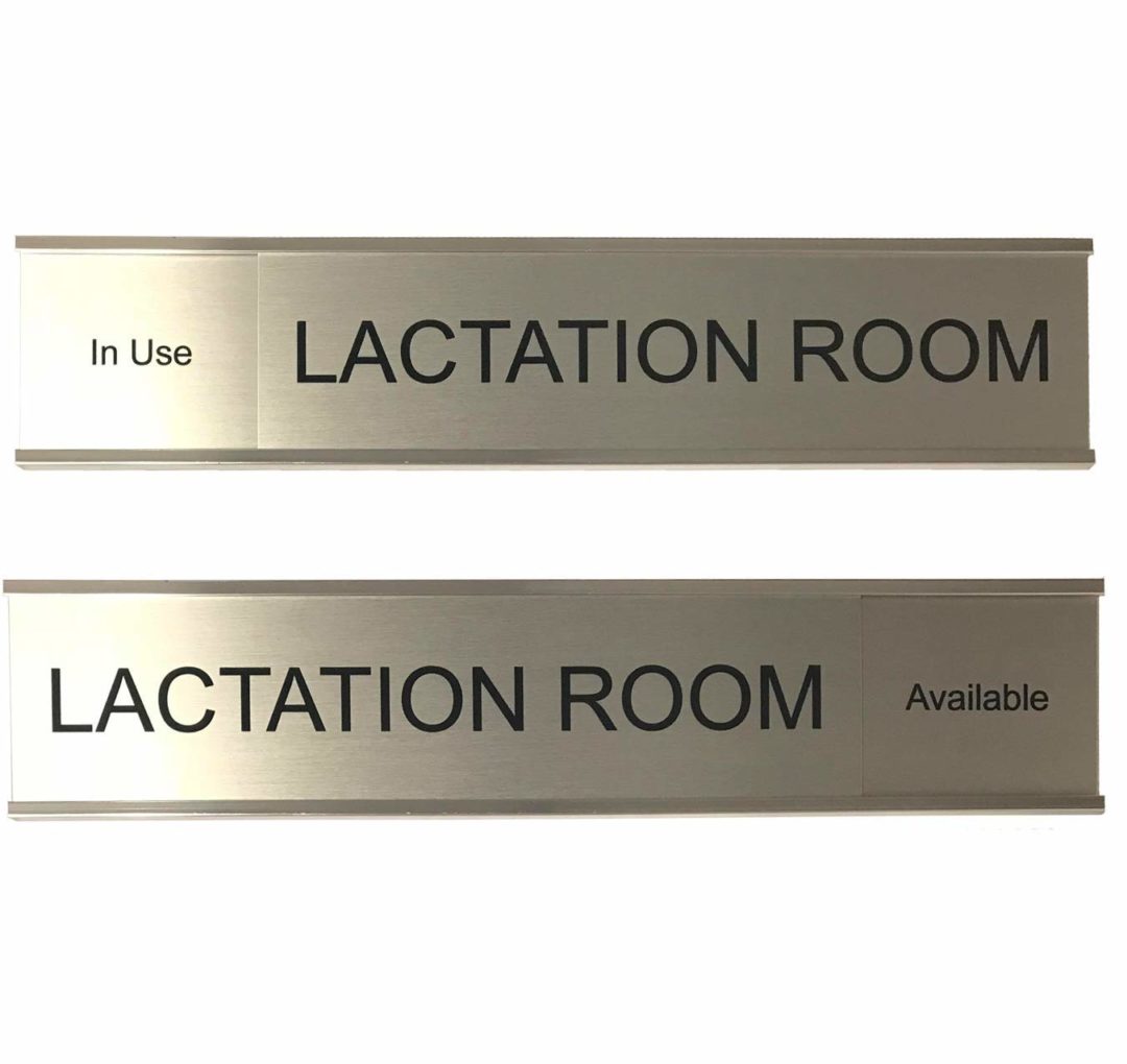 10" x 2" LACTATION ROOM Signs and Nameplates for Doors & Walls ...