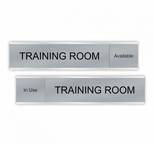 Training Room Slider Signs 6"x1" or 10"x2" - NapNameplates