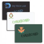 Large Chalkboard Name Badges with Logos 3x2 - NapNameplates.com