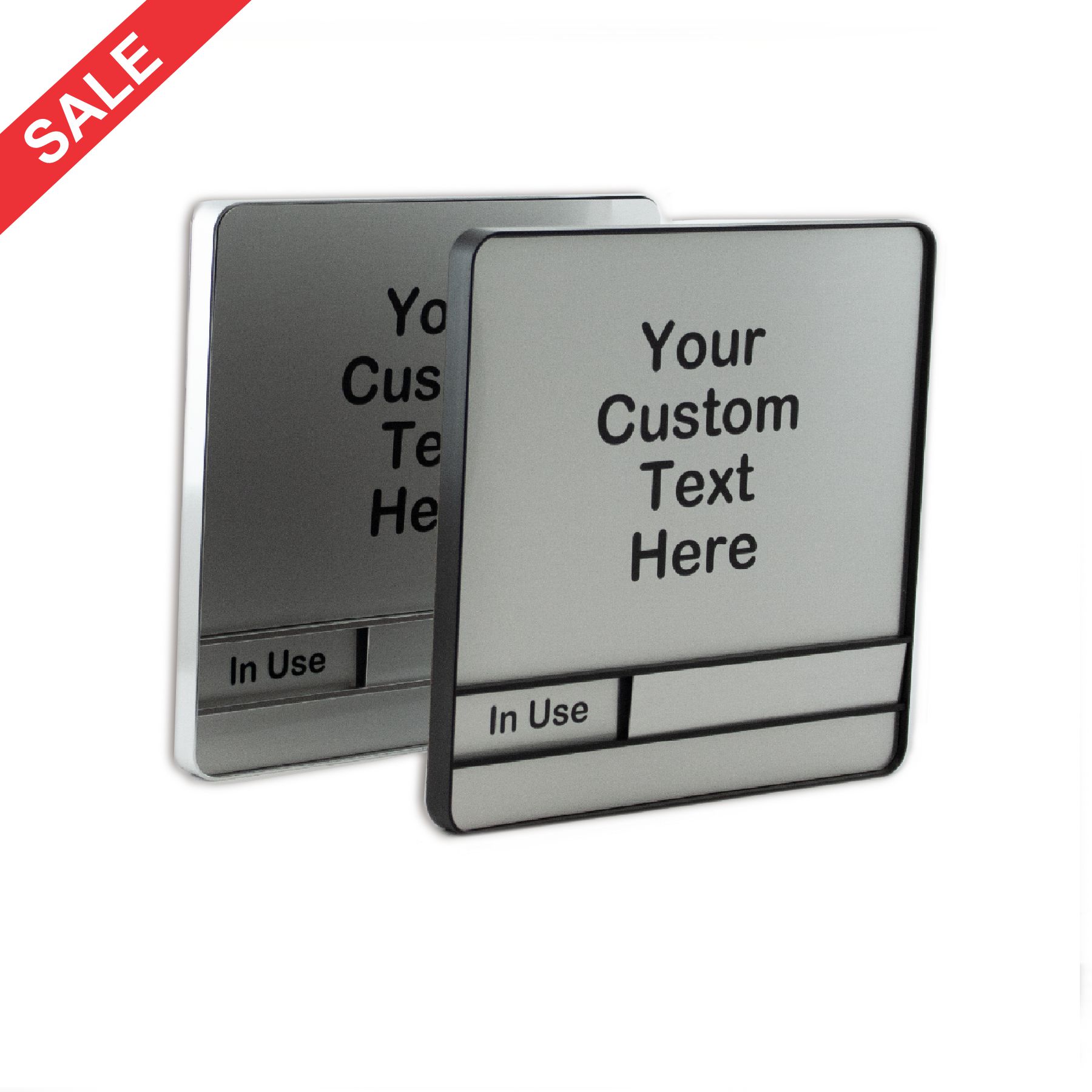 Large, Custom Slider Signs for Doors with Custom Text - Nap Nameplates