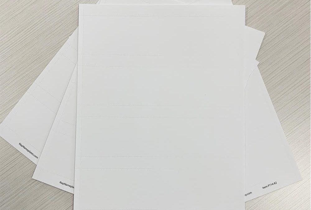 perforated nameplates - NapNameplates