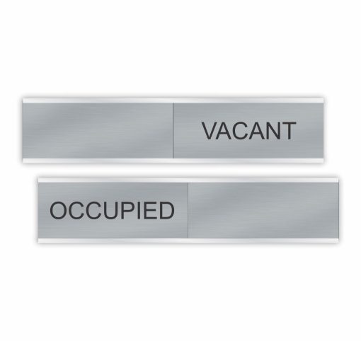 Occupied/Vacant Slider Signs 6″x1″ or 10″x2″ - NapNameplates