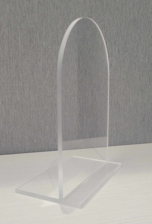 5" x 7" Blank Acrylic Arch Table Sign - NapNameplates